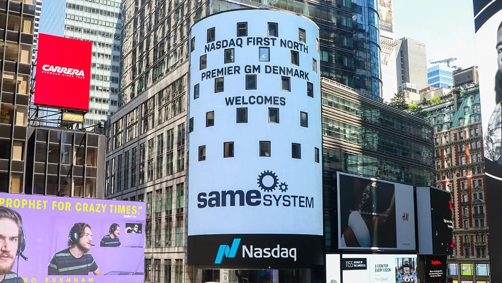 SameSystem is now on Nasdaq First North – SameSystem